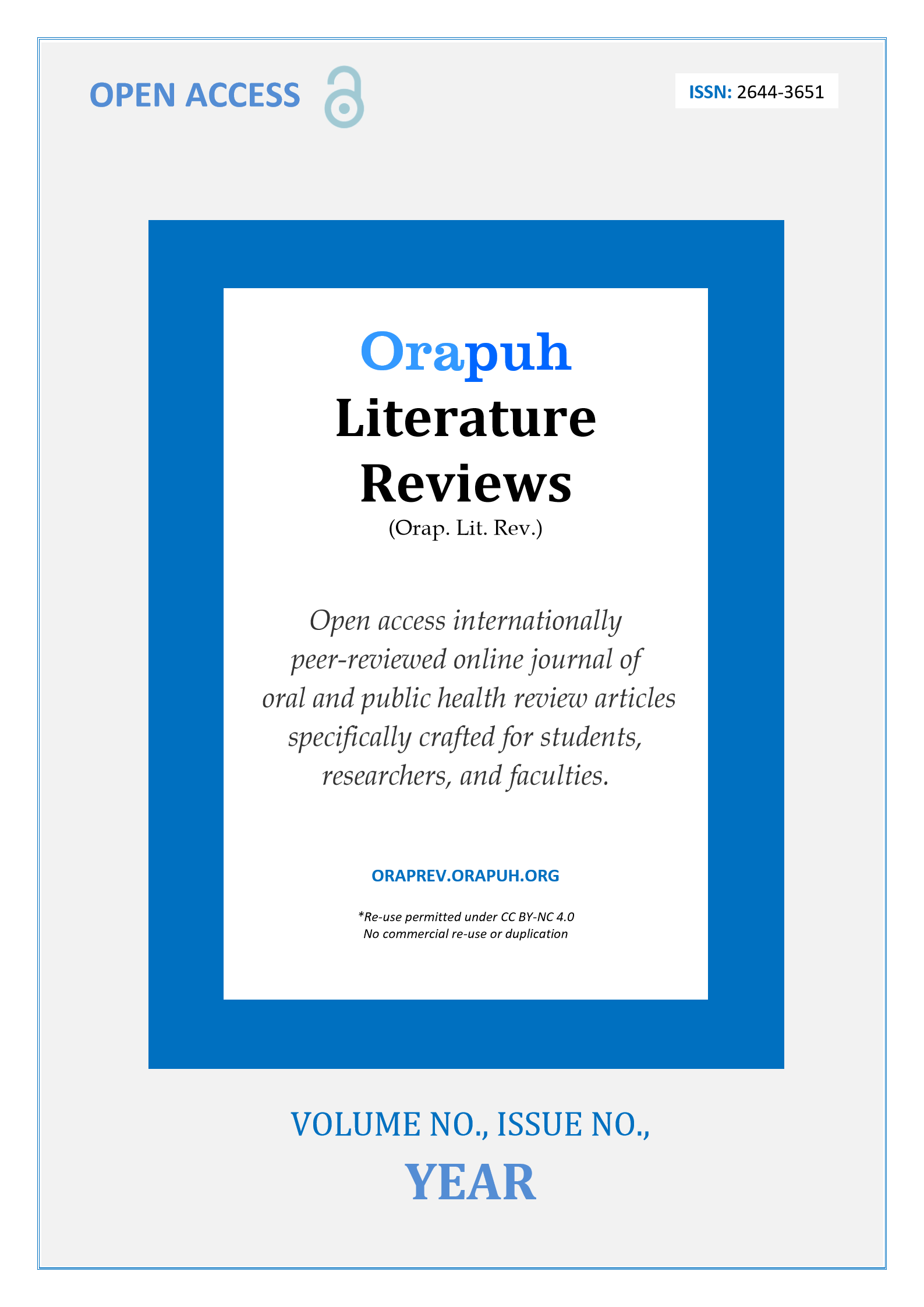 Orapuh Literature Reviews